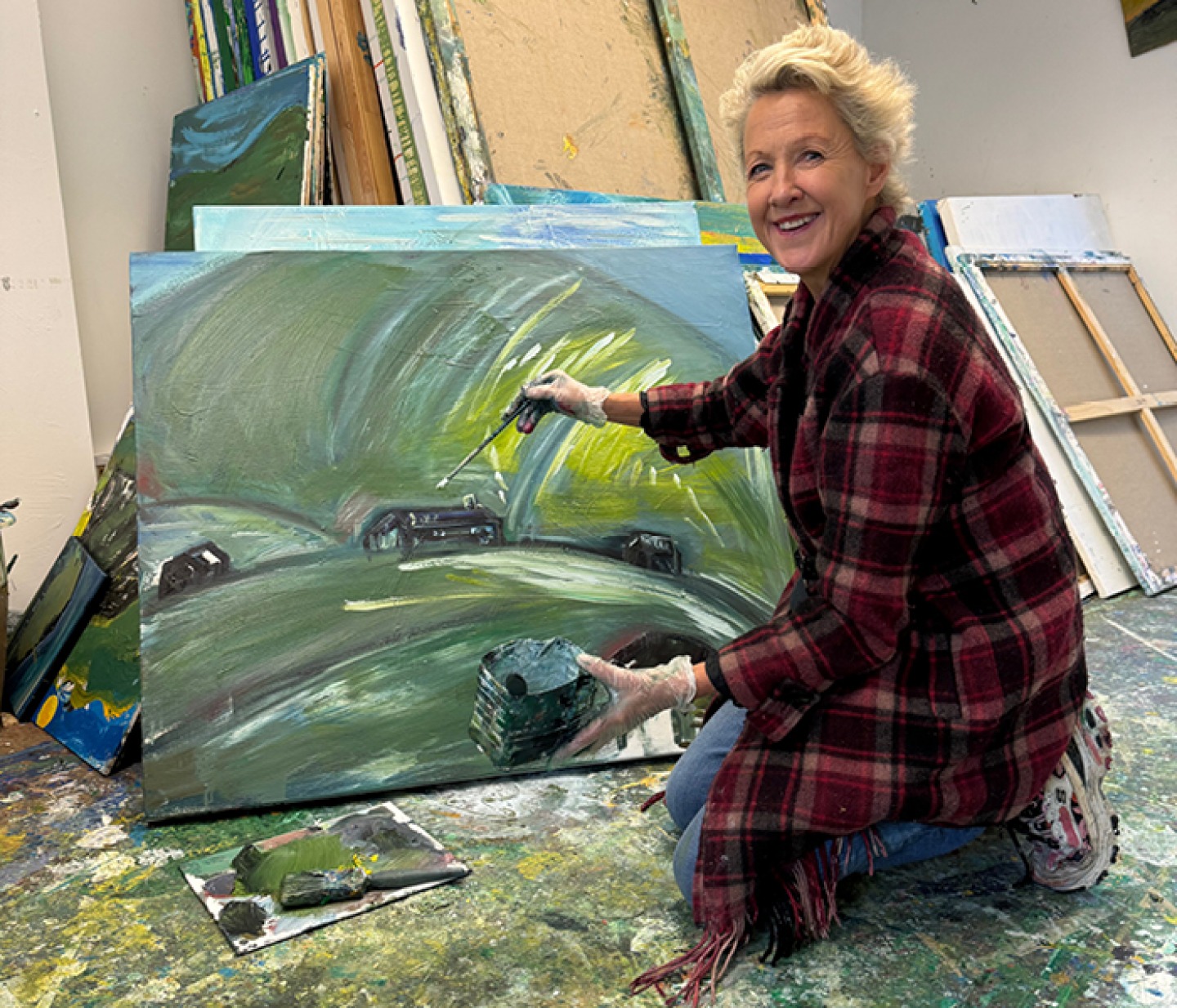 How to Book a Stay in The Art House Yorkshire Painted by Landscape Artist Kitty North Near ...